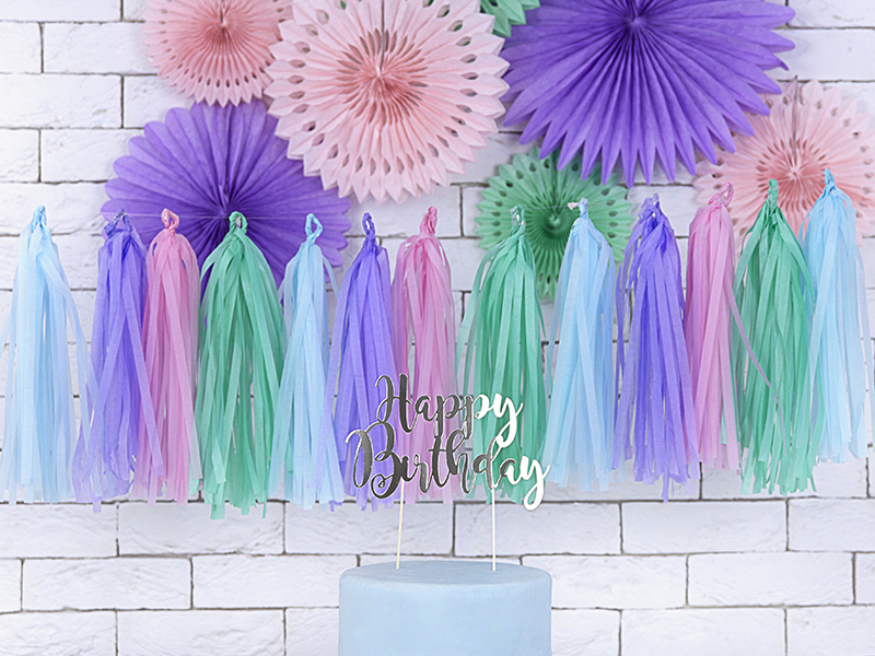 Paperikoriste tassel, mermaid - Confetti Oy