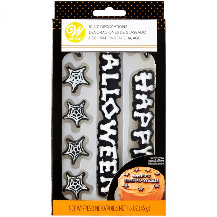 Wiltonin syötävä koristelusetti, Halloween - Confetti Oy