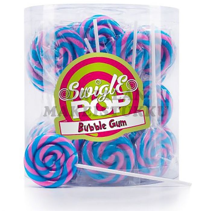 Laattatikkari Swigle pop bubble gum 12g - Confetti Oy