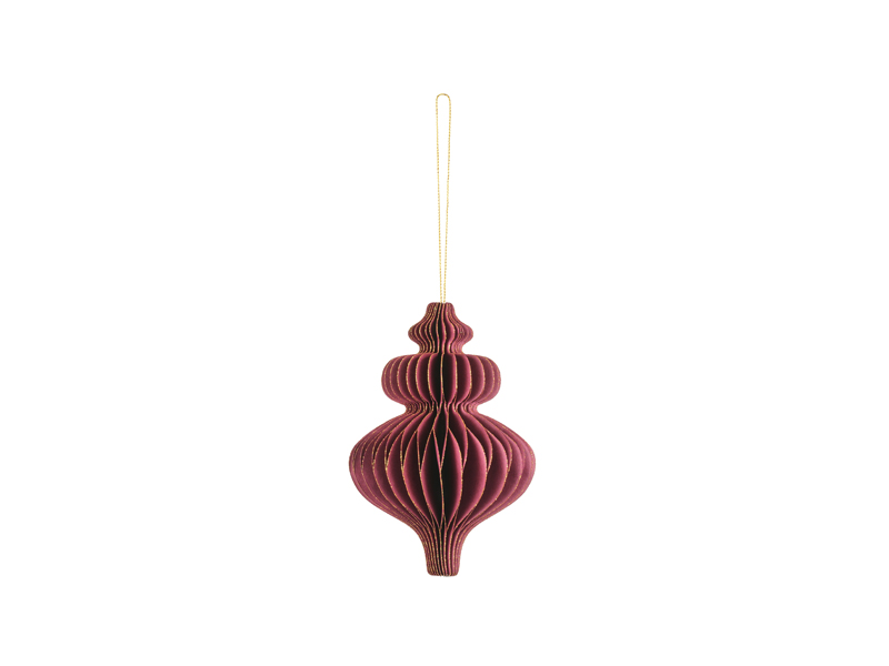 Ornamentti honeycomb, burgundy - Confetti Oy