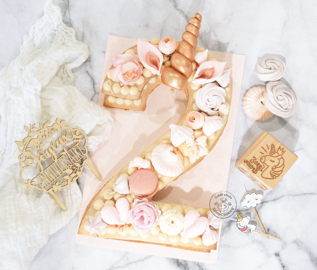 Numerokakku -setti - Confetti Oy