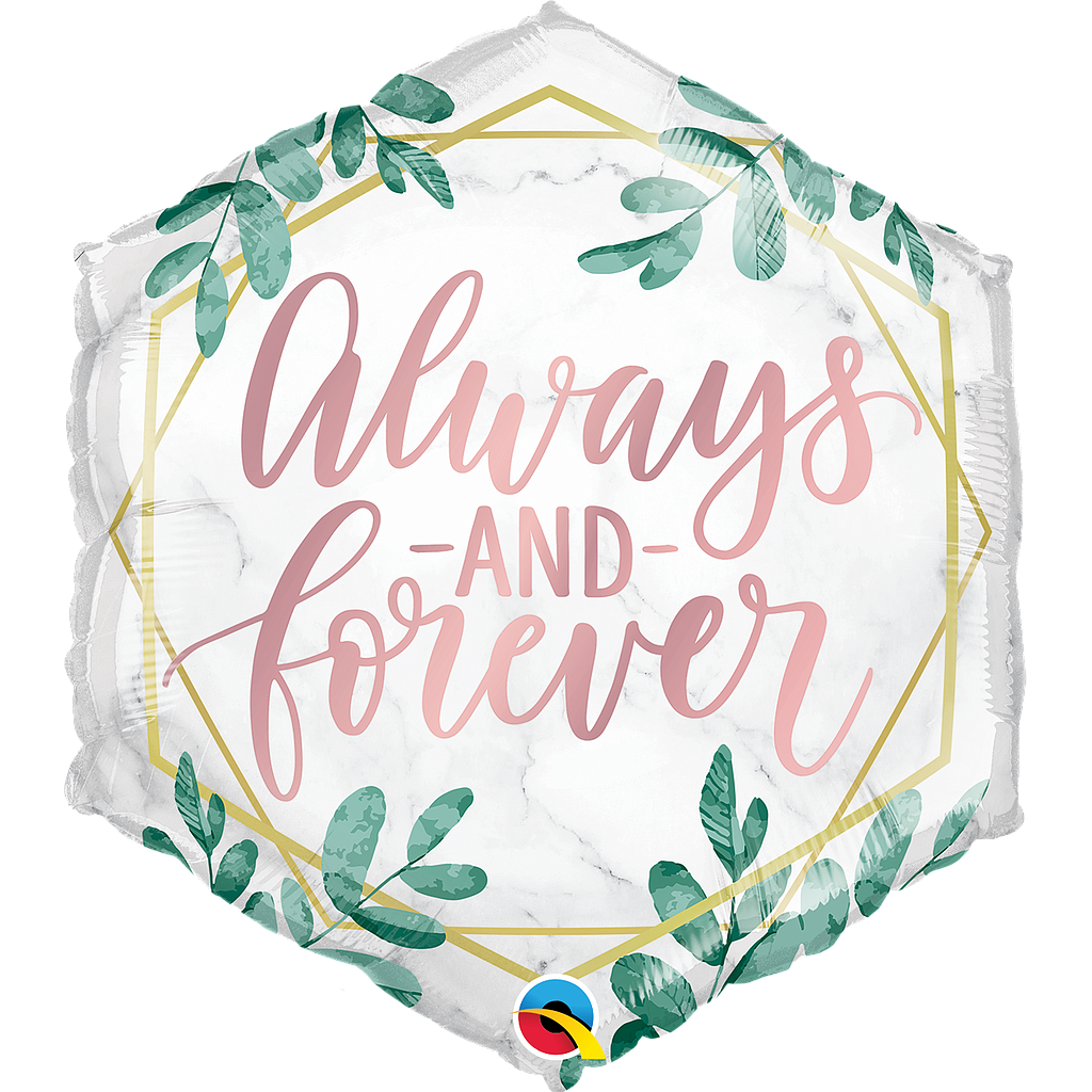 Foliopallo, Always & Forever - Confetti Oy