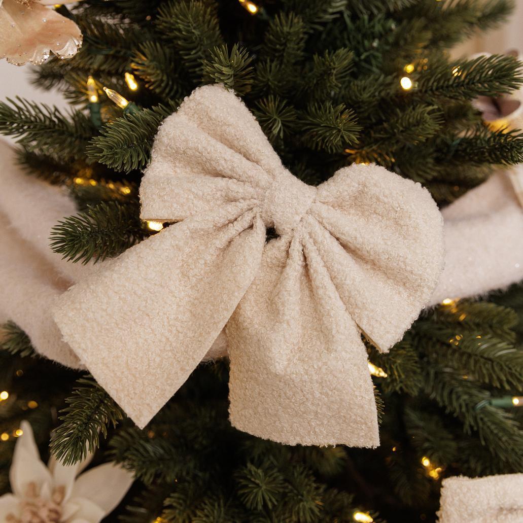 Iso rusetti, kermanvalkoinen 1kpl - Confetti Oy